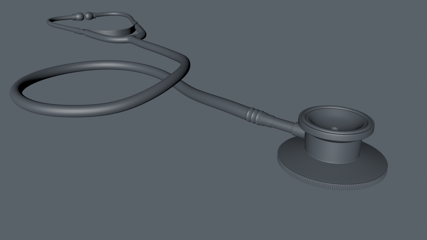 3d stethoscope model