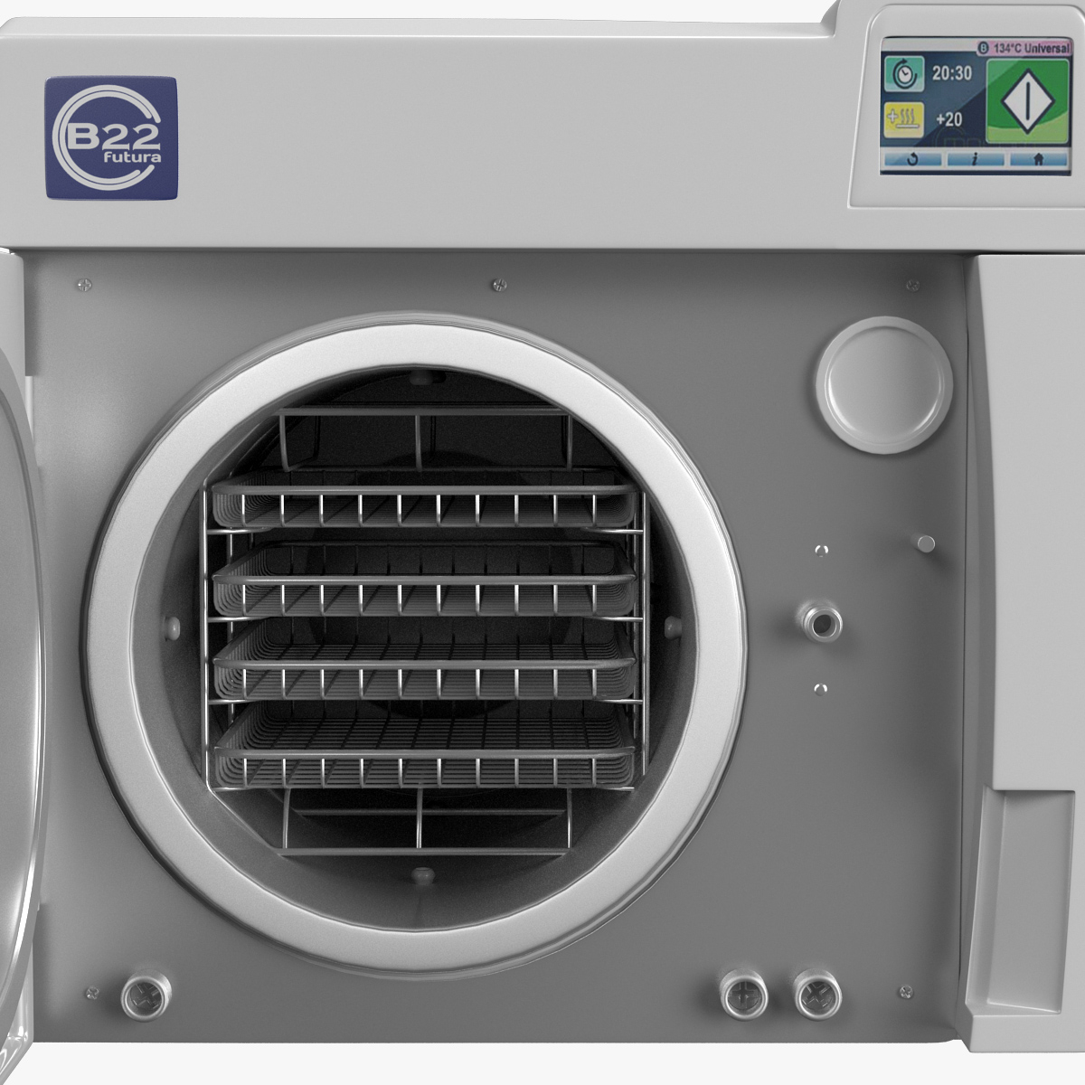 3d model autoclave mocom b22