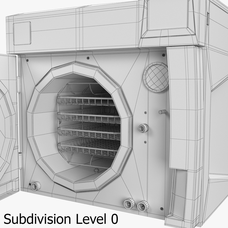 3d model autoclave mocom b22