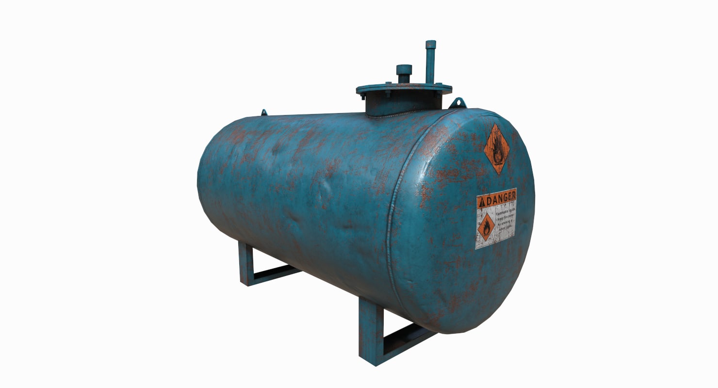 3d model oil tank