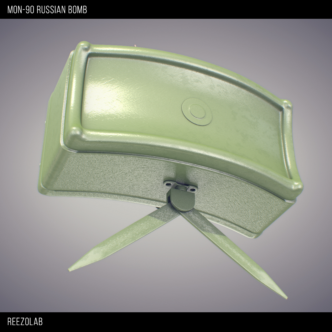 russian mon-90 3d max