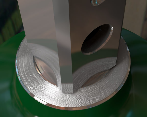 Texture Radial brushed metal