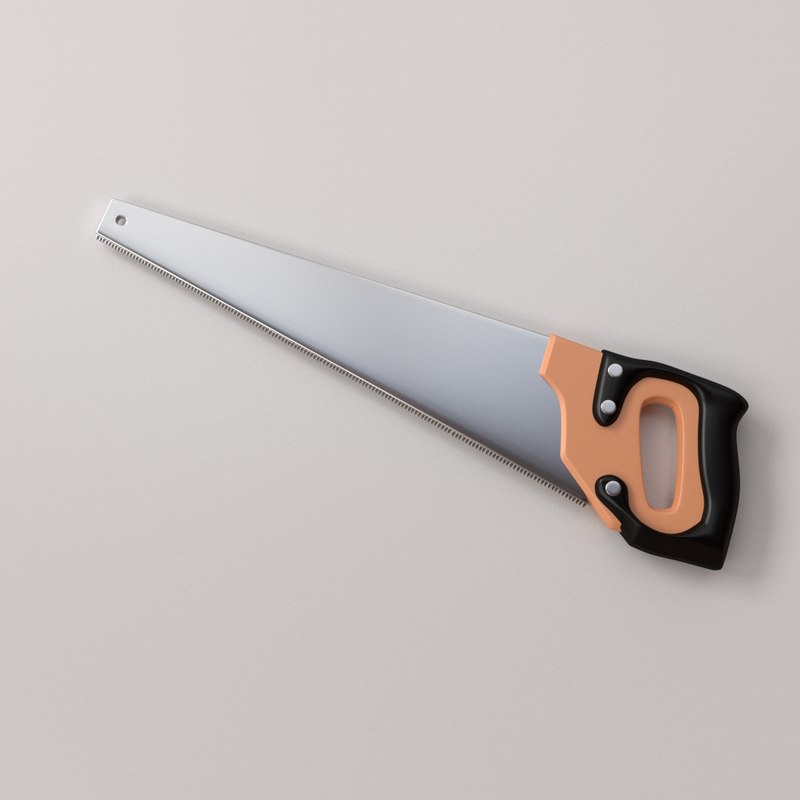 hand saw 3d model