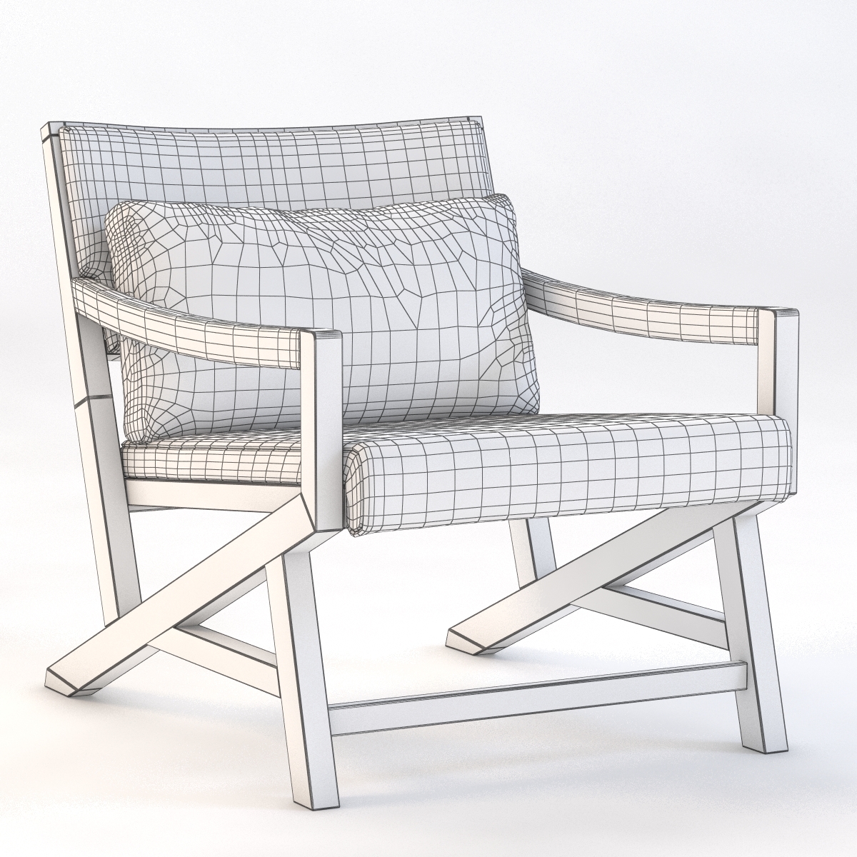 lounge arm chair 3d model