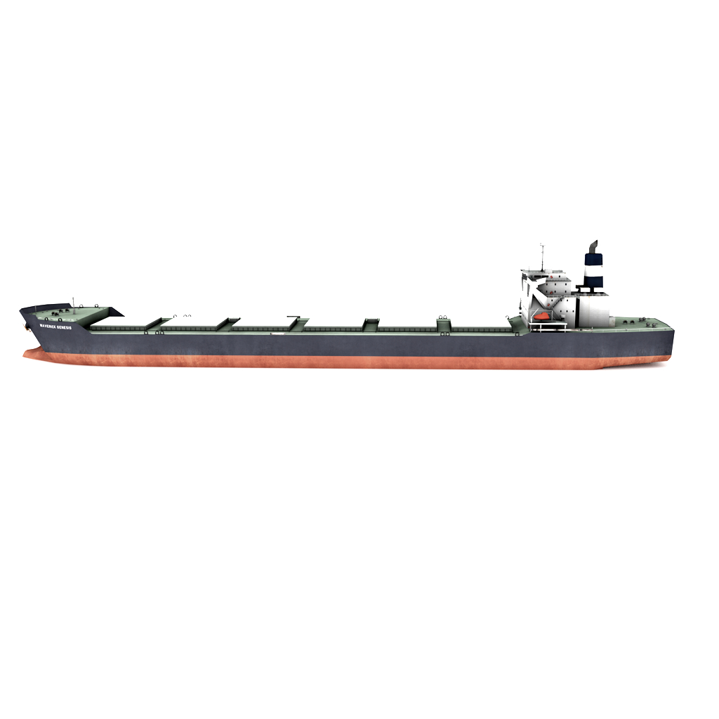 3d model bulk ship maverick genesis