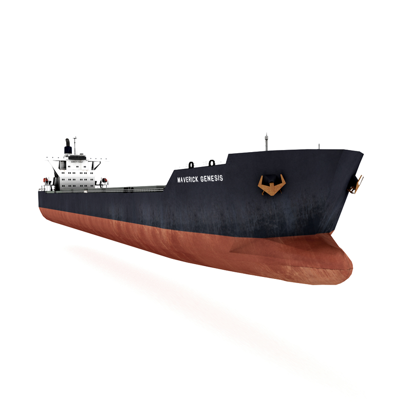 3d model bulk ship maverick genesis