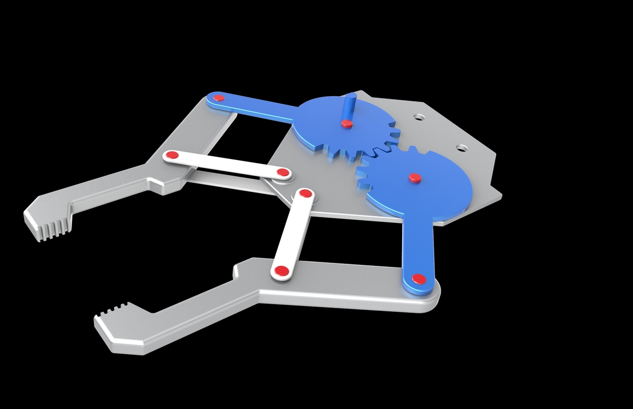 3d robotic clamp model