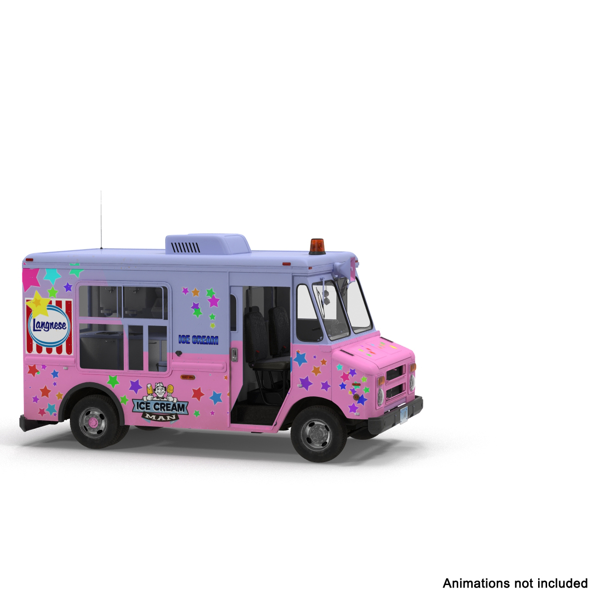 3d model ice cream van 2