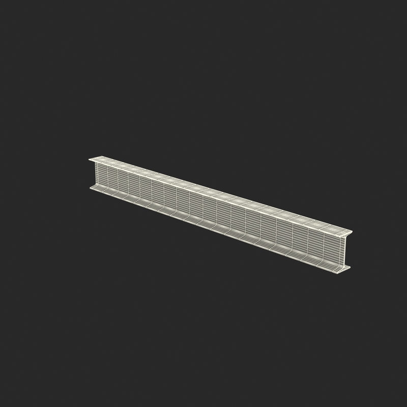 3d model iron beam 3
