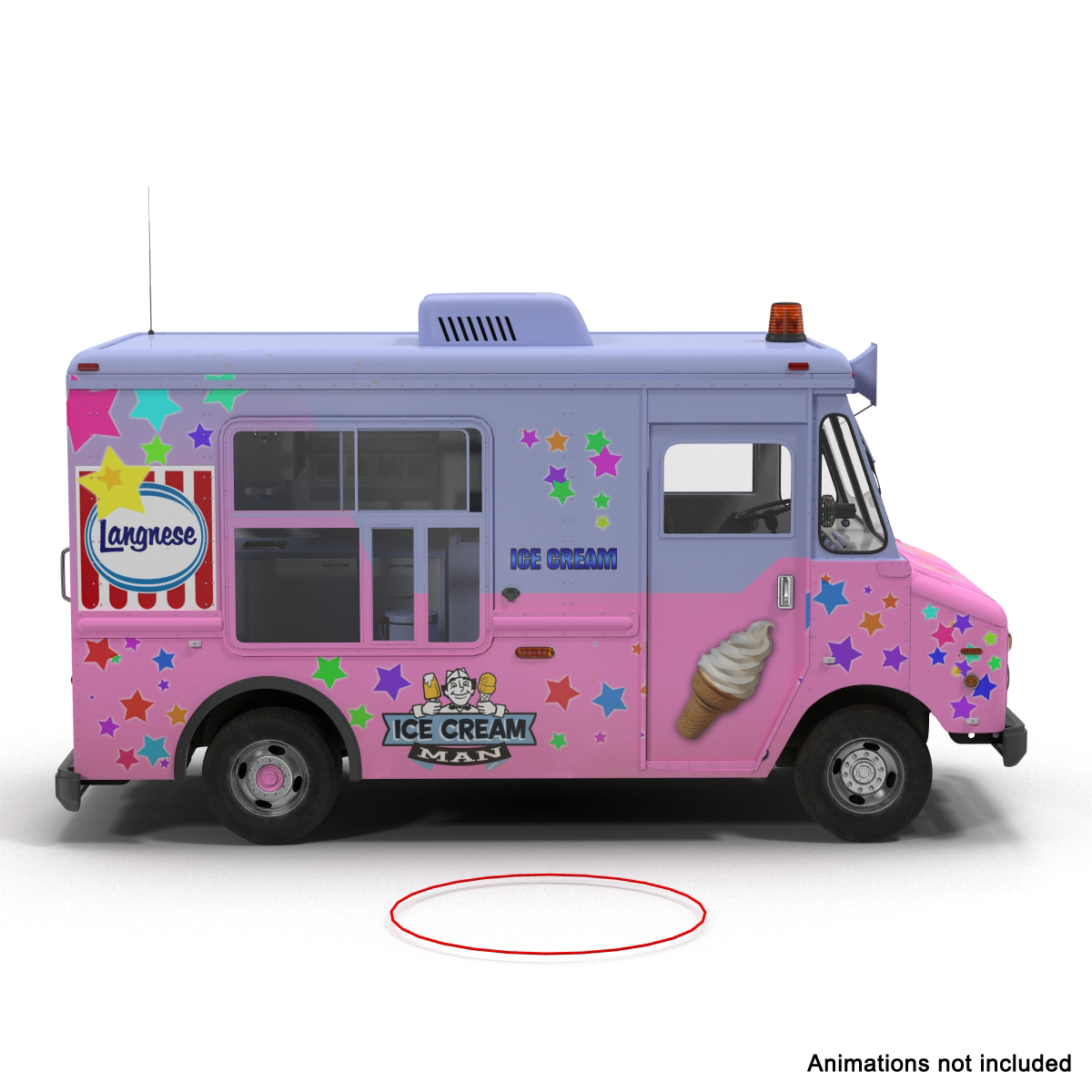 3d model ice cream van 2