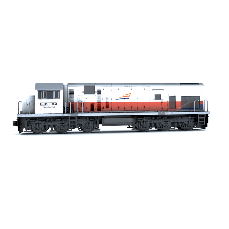 locomotive cc201 obj