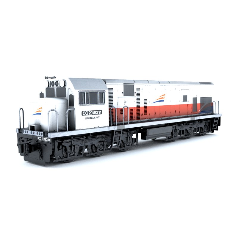locomotive cc201 obj