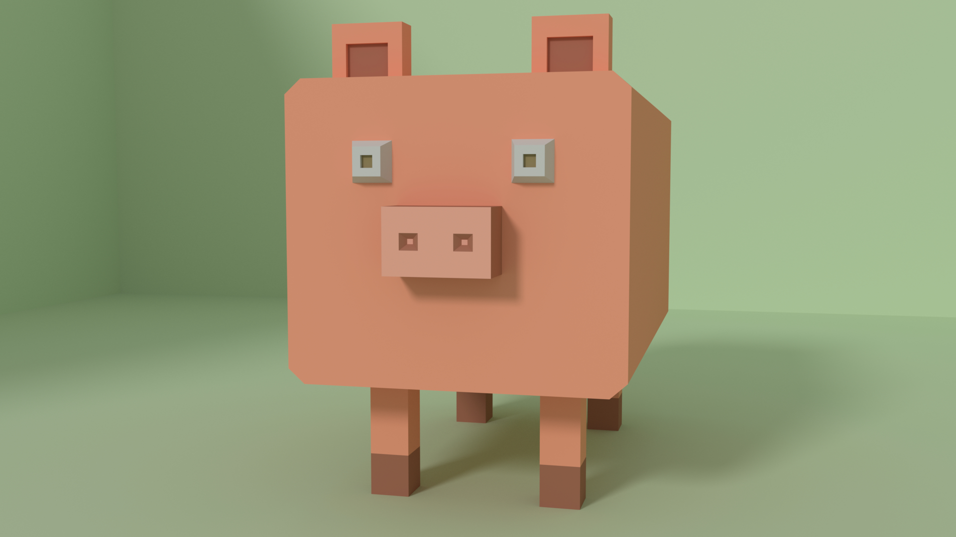 free pig 3d model