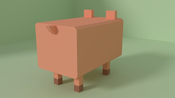 free pig 3d model