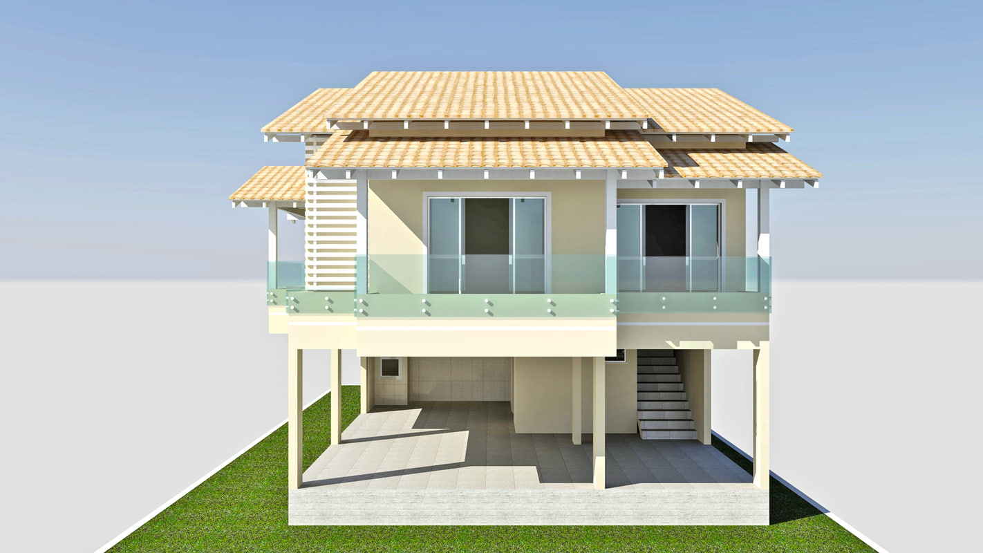 3d model cad home house