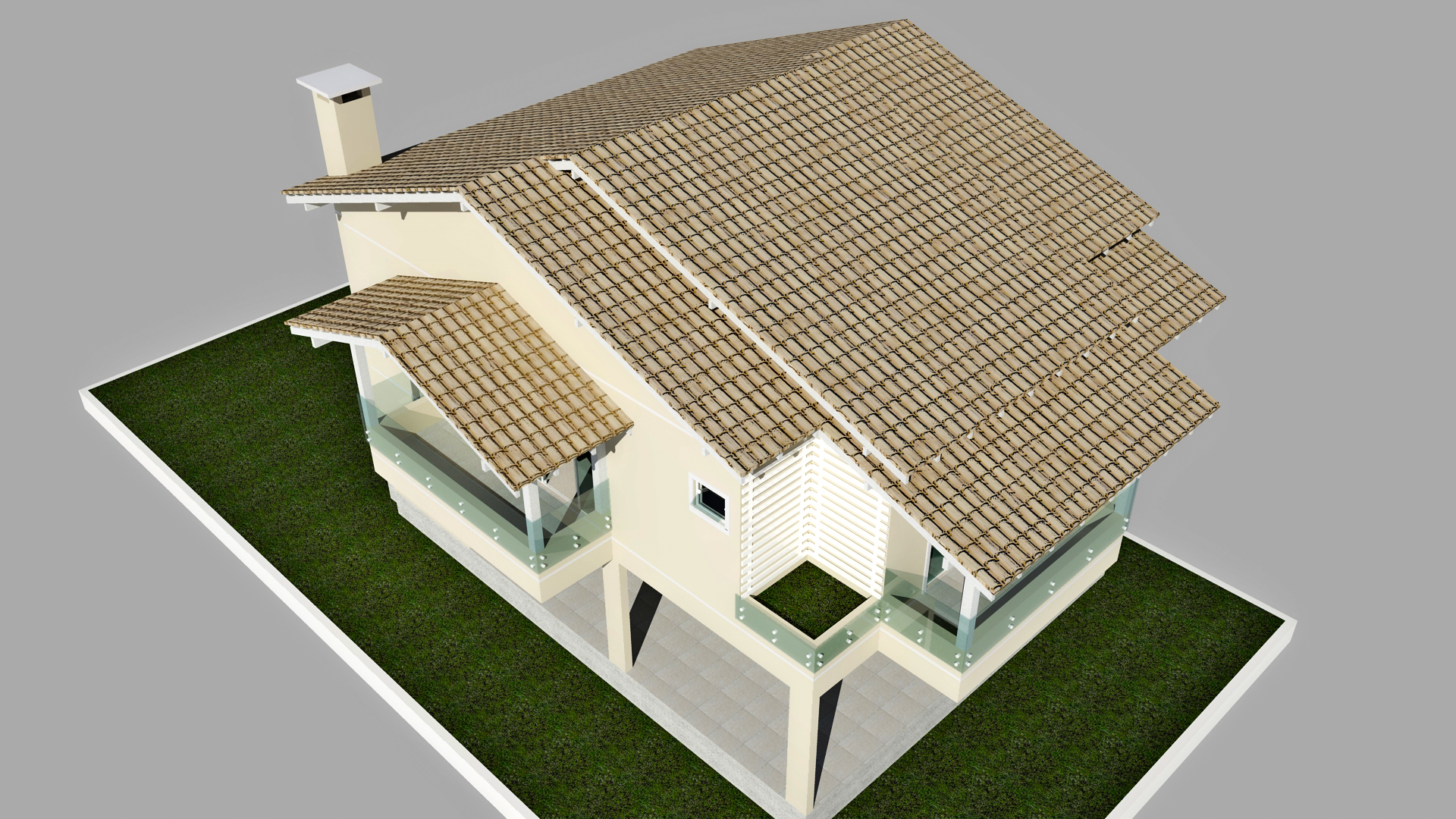 3d model cad home house