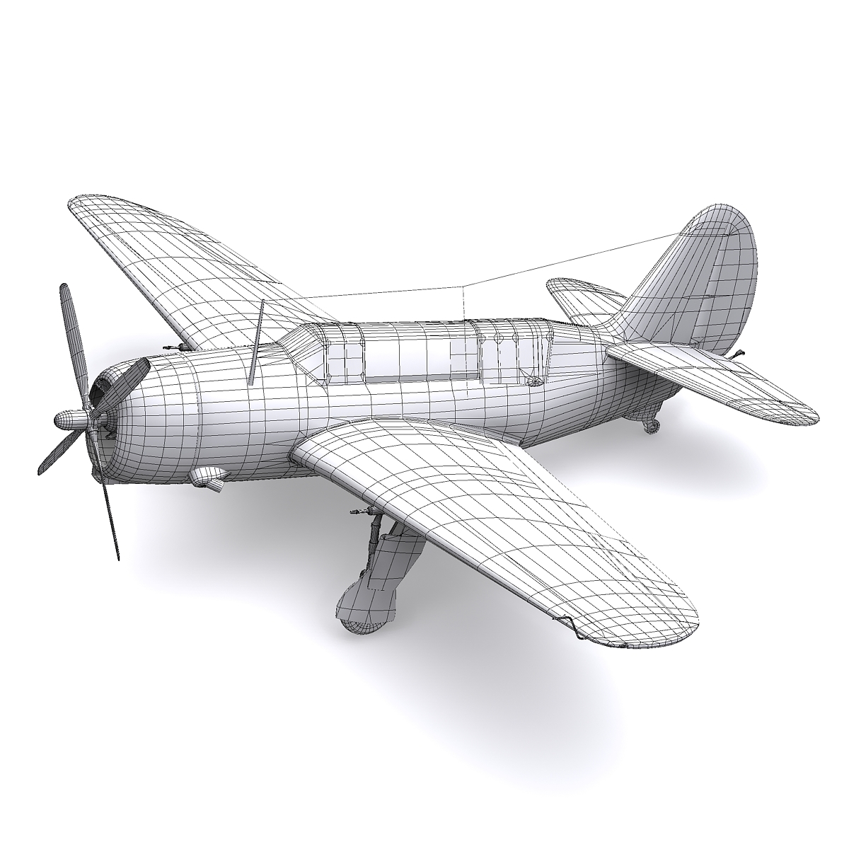3d helldiver bomber model