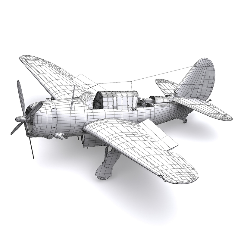 3d helldiver bomber model