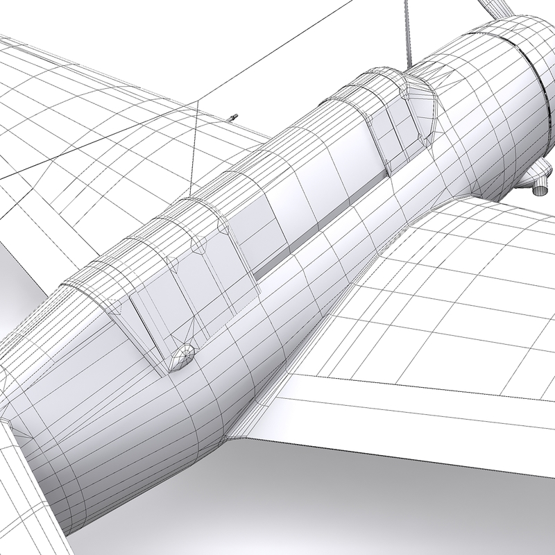 3d helldiver bomber model