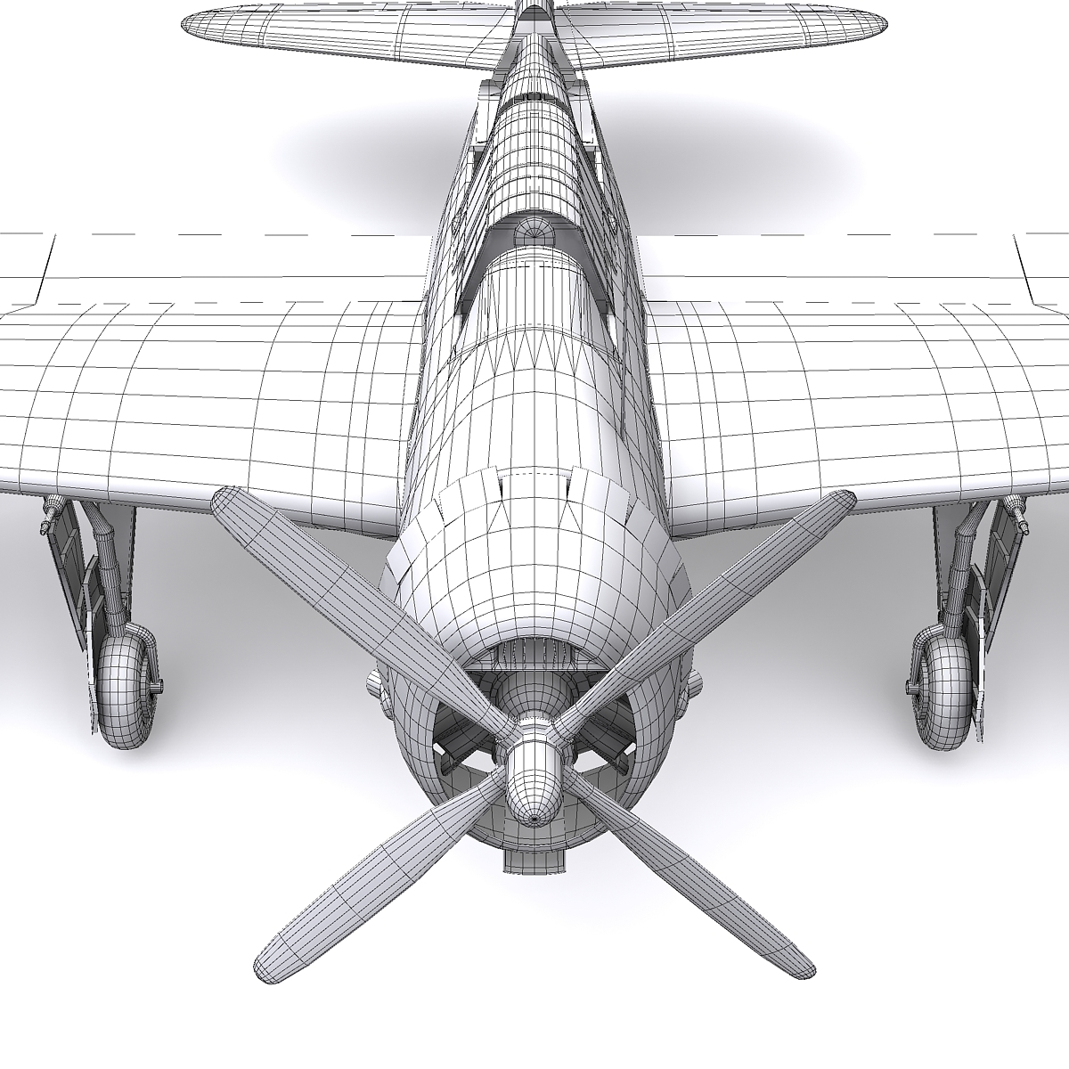 3d helldiver bomber model
