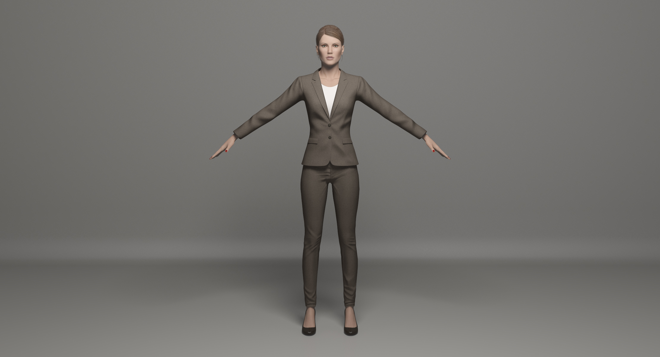 3d model female character