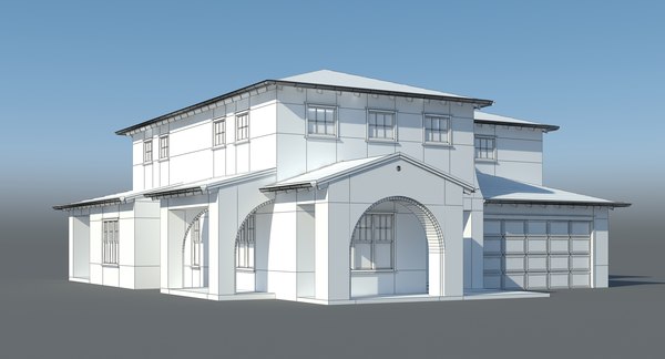 3d model family houses