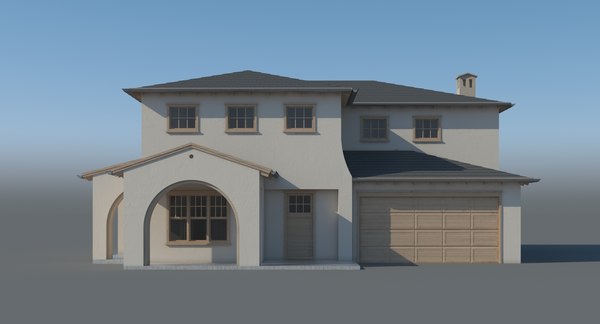 3d model family houses