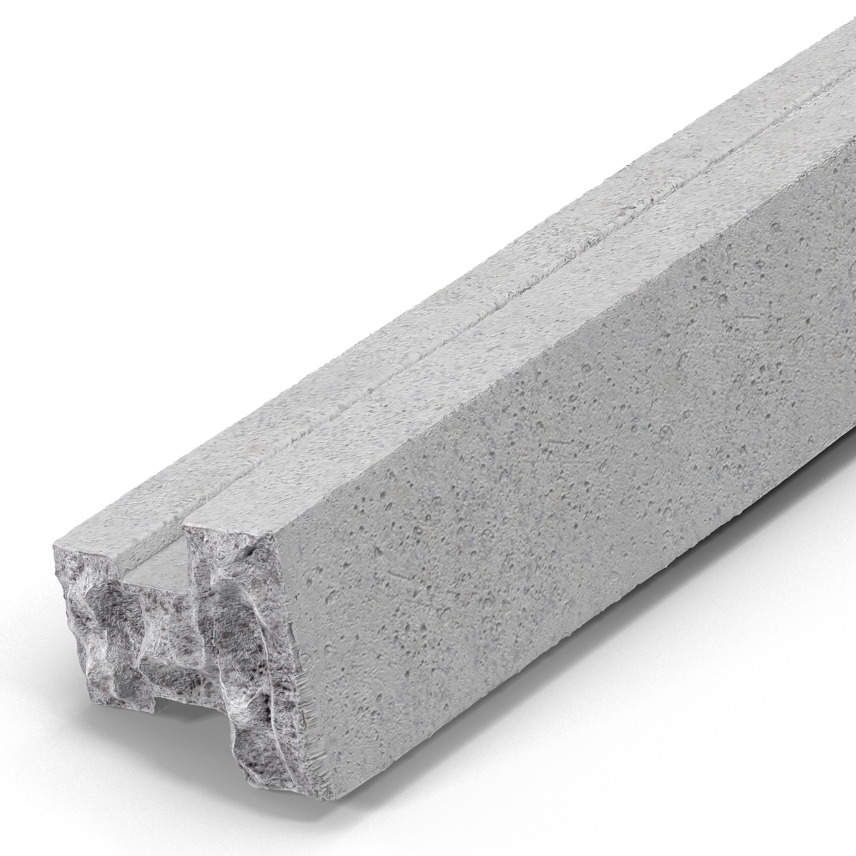 3d model concrete t-beam chunk