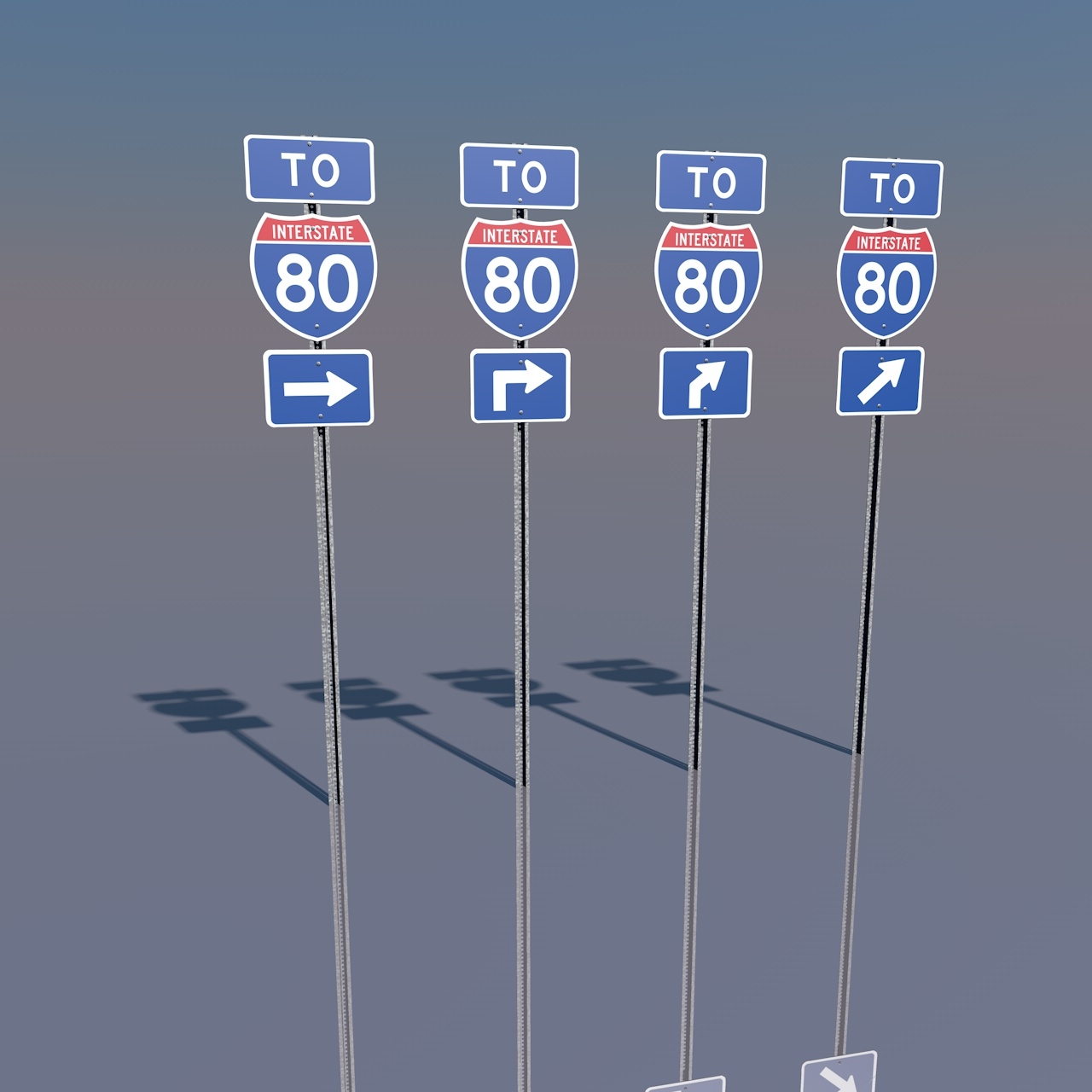 c4d interstate 80 signs california