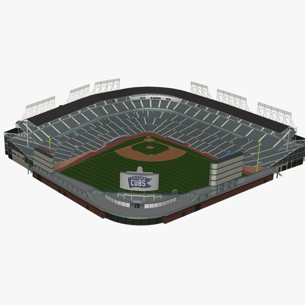 3d model wrigley field