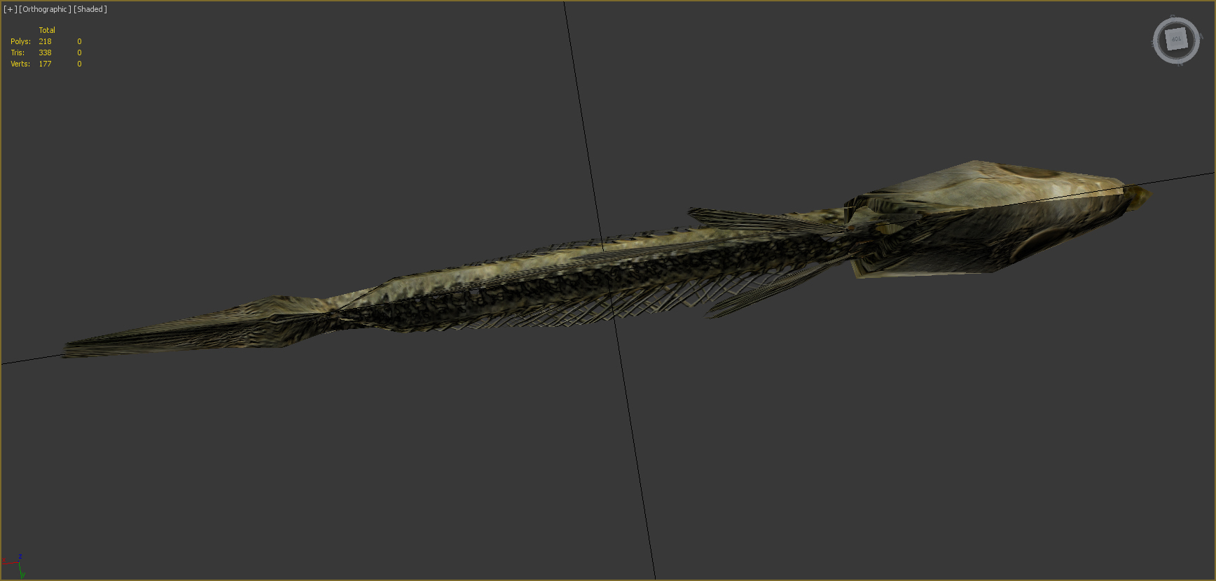 fish skeleton 3d model
