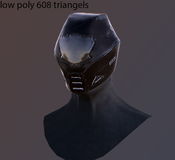 3d model blender helmet