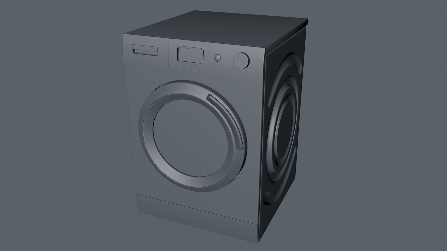 3d model of washing machine