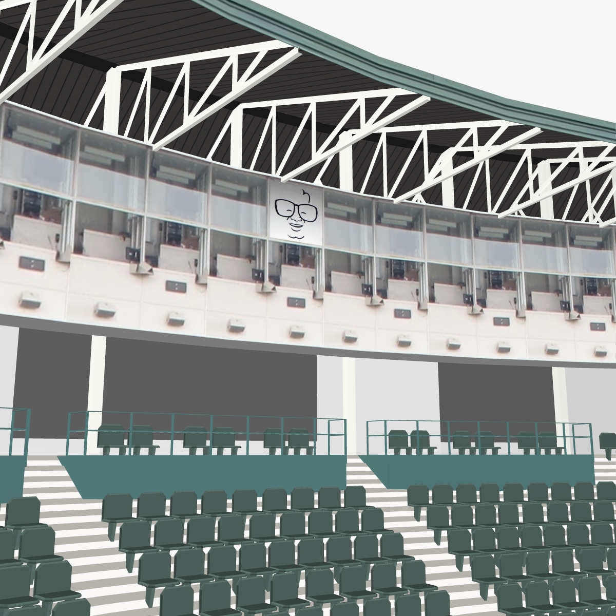 3d model wrigley field