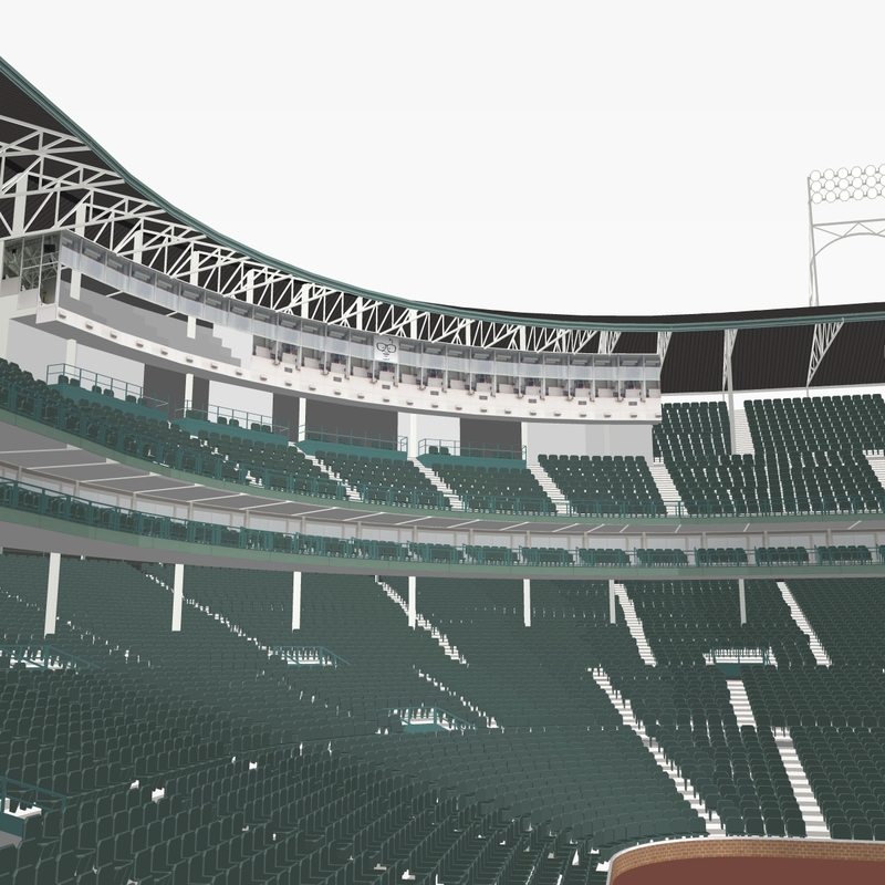 3d model wrigley field