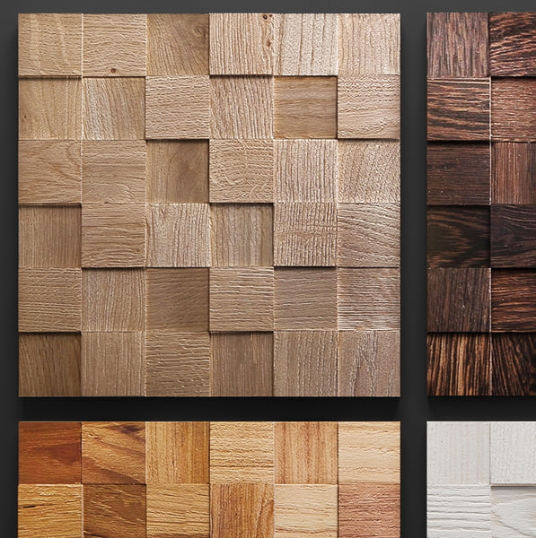 mosaic wood panel set max