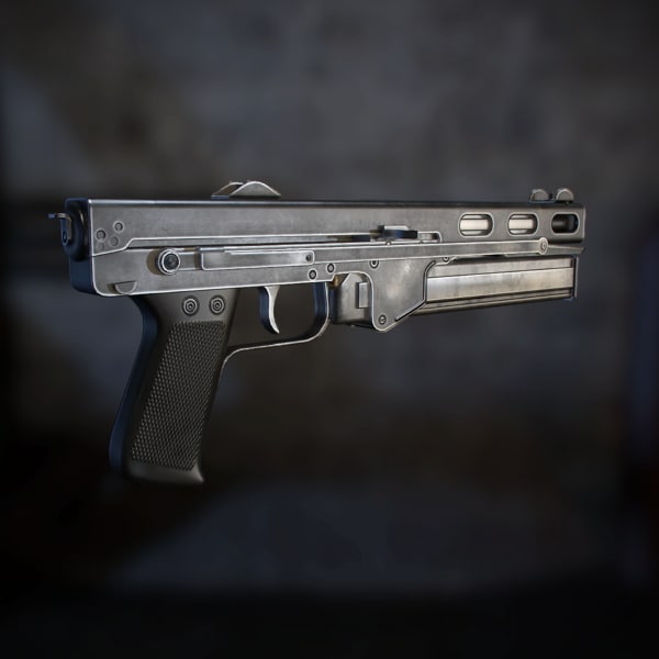 Stechkin TKB-486 SMG3Dモデル - TurboSquid 1031015