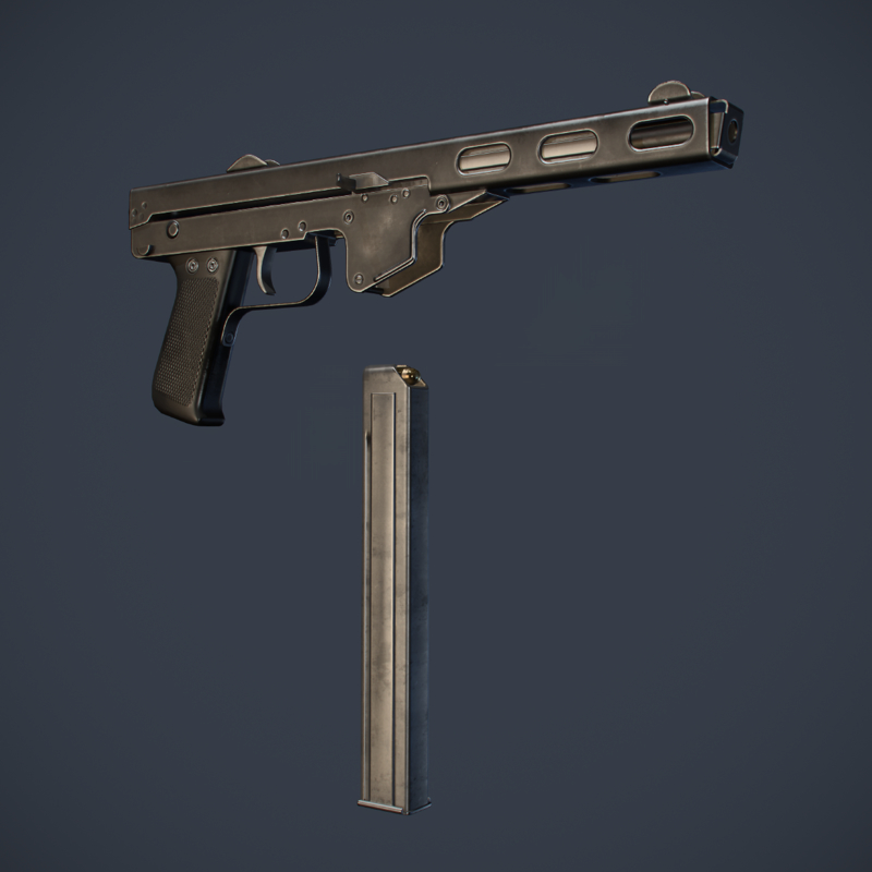 Stechkin TKB-486 SMG3Dモデル - TurboSquid 1031015