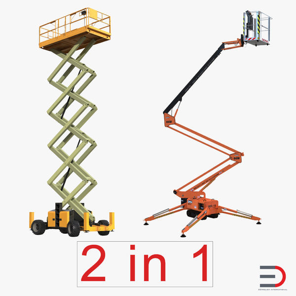 3d cherry picker model