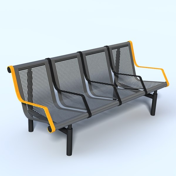bench 3d obj