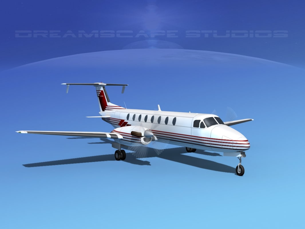 3d model beechcraft 1900c