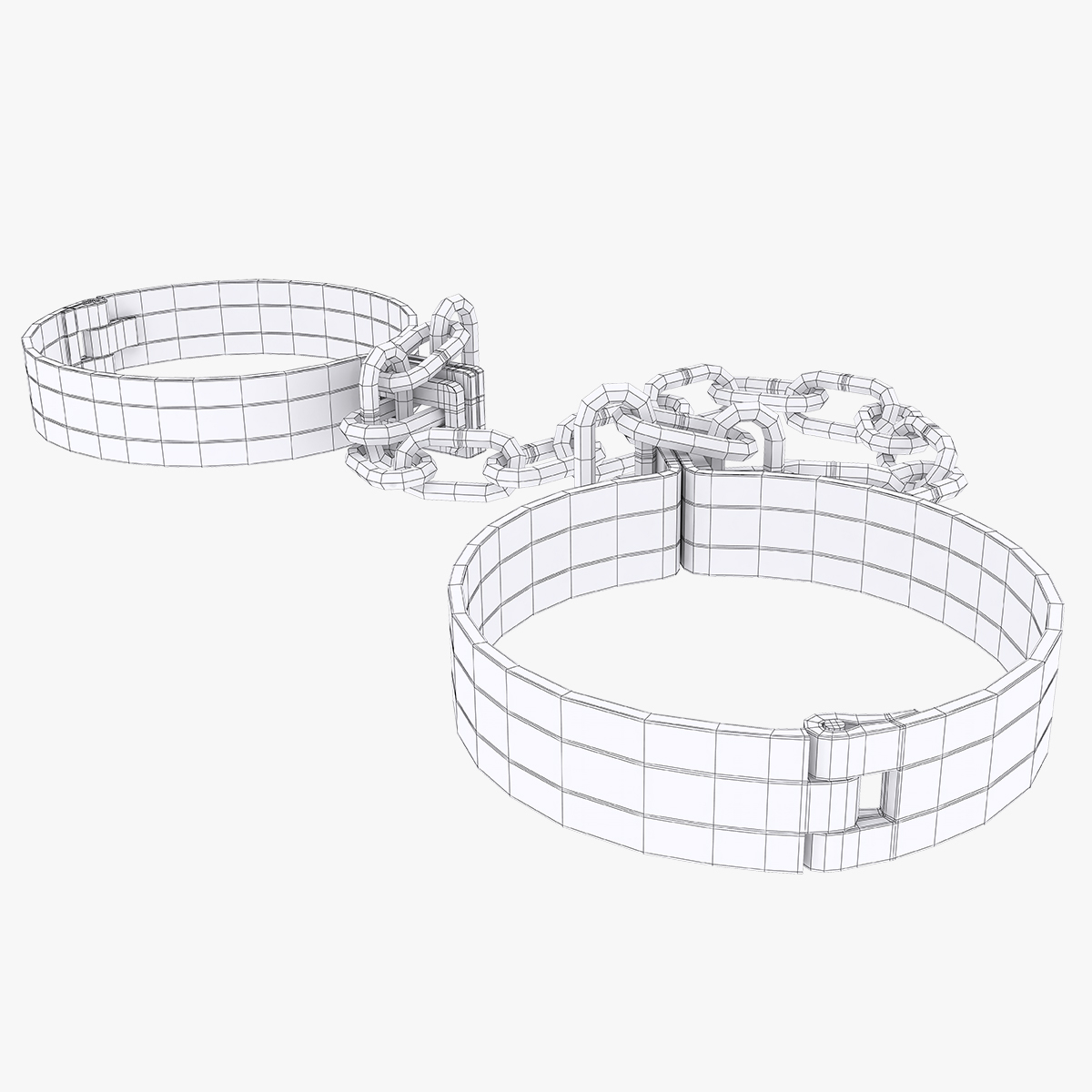 3d shackles iron steel