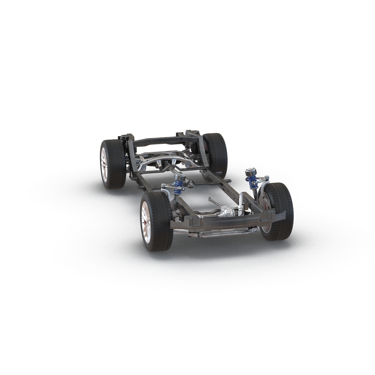 Suv frame chassis 3 3D model - TurboSquid 1504545