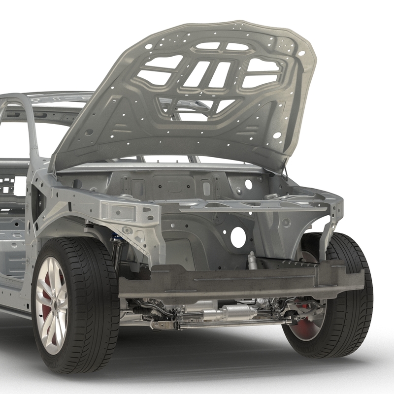 3d suv frame chassis 3