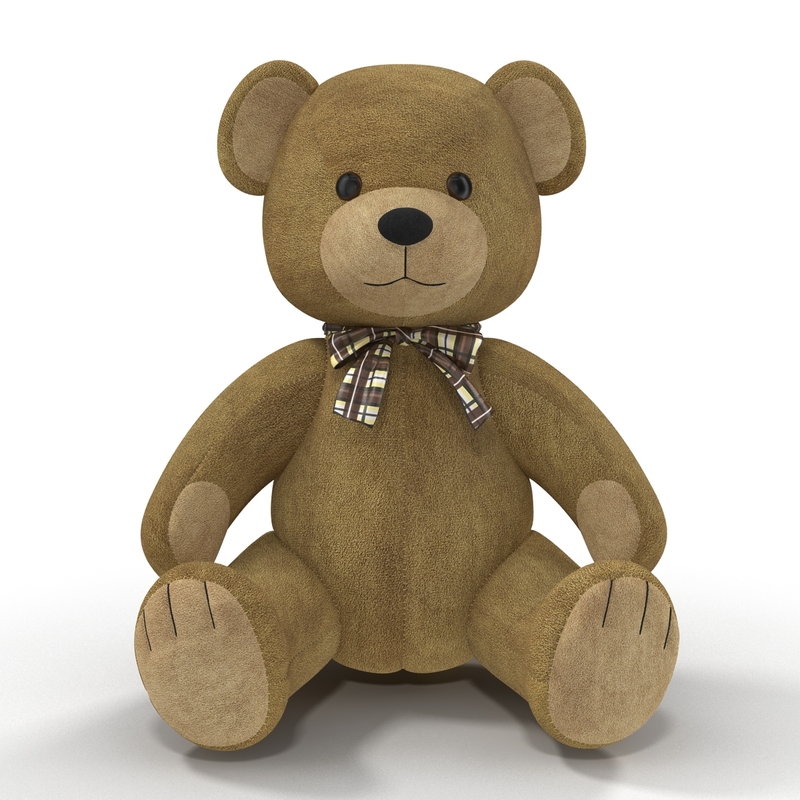 3d 3ds teddy bear