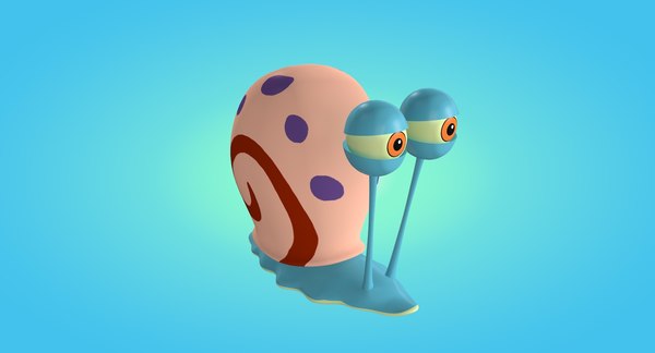 3d gary characters cartoon model