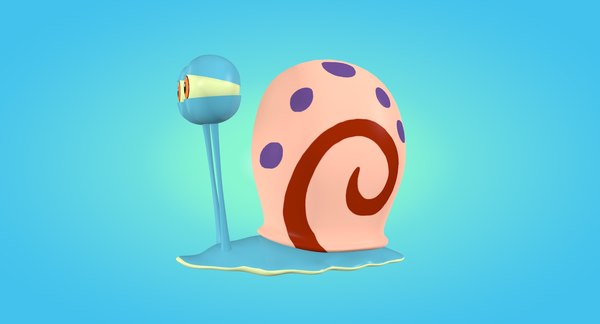 3d gary characters cartoon model