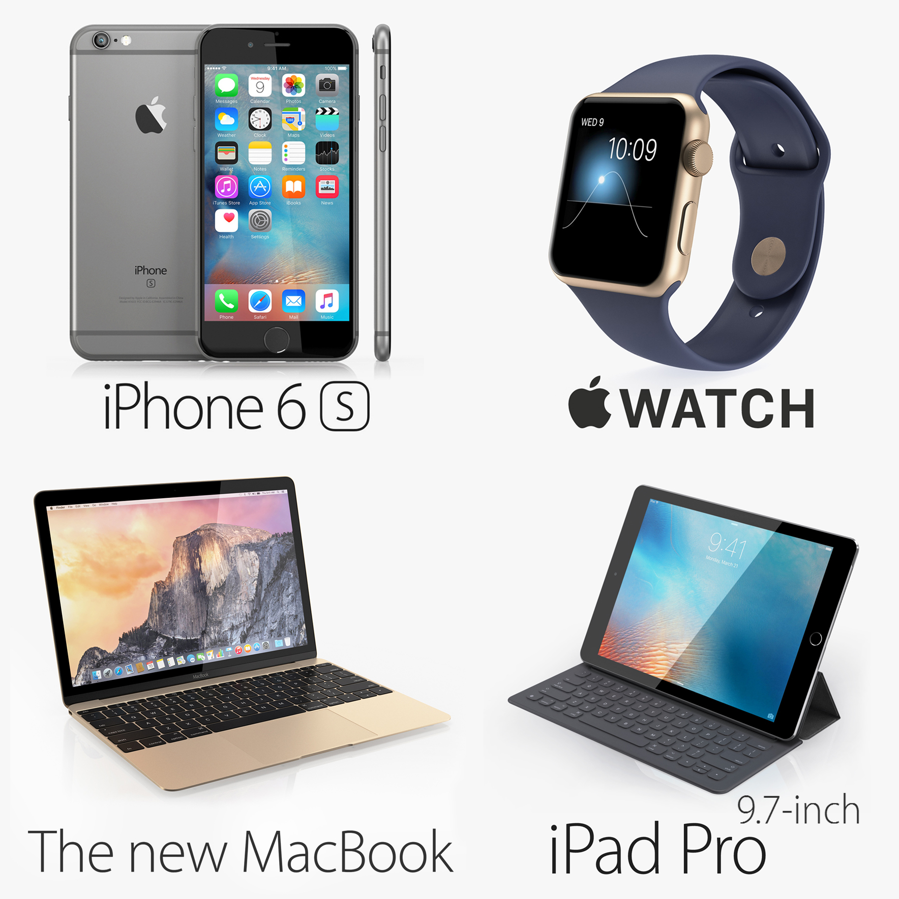 apple electronics 3d model