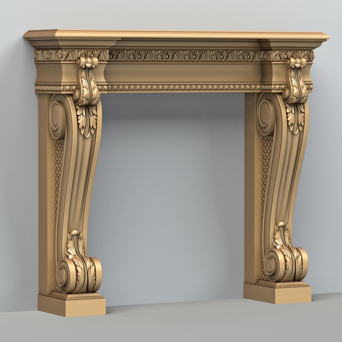 fireplace 001 3d max