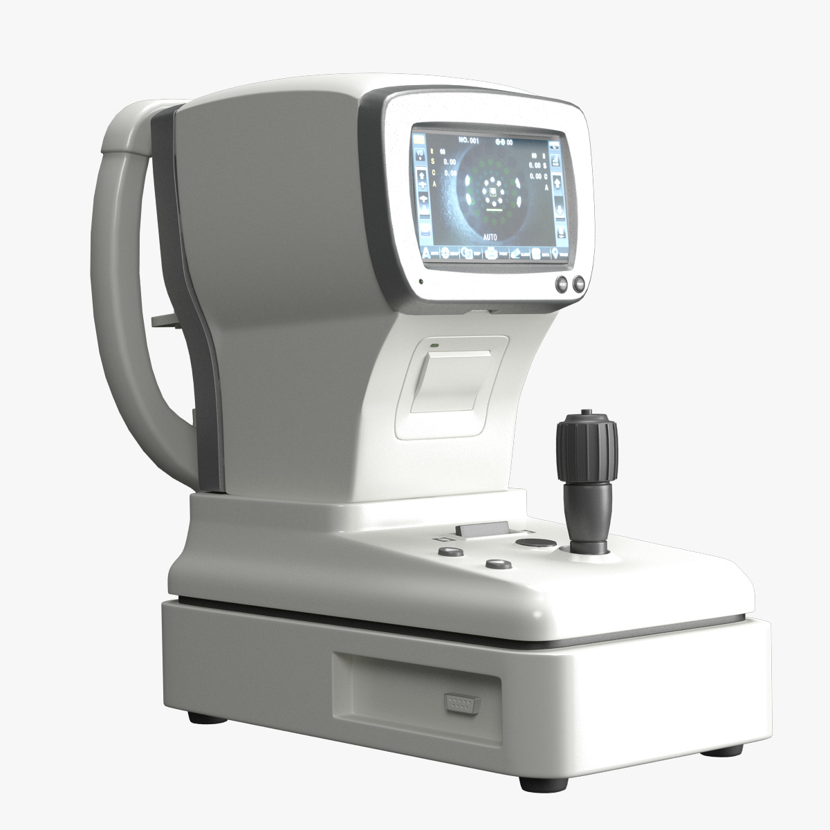 3d auto refractor keratometer model